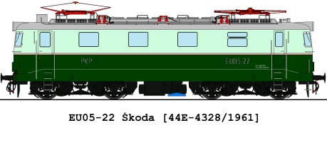 Lokomotywa elektryczna EU05-22 - KSK WROCŁAW